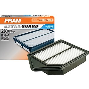FRAM Extra Guard CA10885 Replacement Engine Air Filter for 2010-2011 Honda CR-V (2.4L), Provides Up to 12 Months or 12,000 Miles Filter Protection