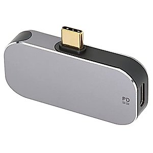 USB C Docking Station, 3 in 1 USB C to MiniDP Adapter 3 in 1 USB C Hub USB C to MiniDP Converter for Laptop for Tablet for Mobile Phone