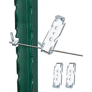 Meelna Fence Wire Twister for T Post Clips, Fence Wire Twisting Tool, Fence Tools, Saver Timea Energy Wire Twisting Tool Easy to Use High Hardness Enough to Twist Any Fencing Wire (2 Pack)