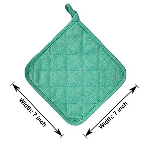 Lobyn Value Packs Potholders 10 Each Beach Themed Color Seafoam Green