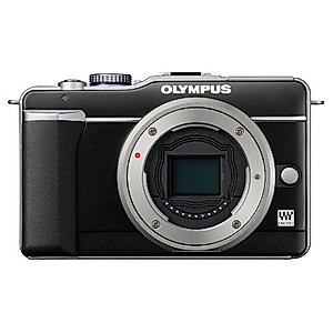 Olympus PEN E-PL1 12.3MP Live MOS Micro Four Thirds Mirrorless Digital Camera with 14-42mm f/3.5-5.6 Zuiko Digital Zoom Lens (Black)