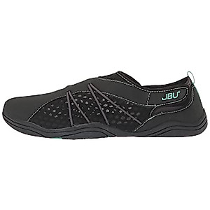 JBU by Jambu Women's Storm Water Ready Shoe, Black/Teal, 11