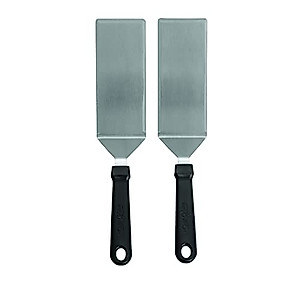 Char-Griller 8075 4-Burner Gas Griddle Cover, Black & 8905 Griddle Accessory Kit, 2 Spatulas, 2 Bottles and Scraper
