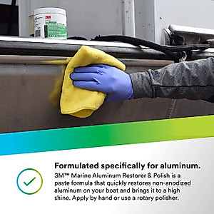 3M Marine Aluminum Restorer and Polish, 09020, 18 oz