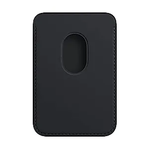 Apple Leather Wallet with MagSafe (for iPhone) - Now with Find My Support - Midnight