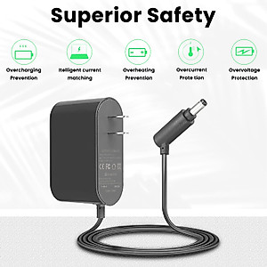 30.45V Replacement for Dyson Charger, Charger Compatible with Dyson V10 V11 V12 V15 SV12 SV20 Absolute Animal Motorhead Cordless Vacuum Power Supply 30.45V 1.1A
