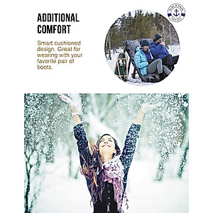 Yacht & Smith 180 Pairs Case of Thermal Socks, Bulk Pack Thick Warm Winter Boot Sock, Extreme Weather