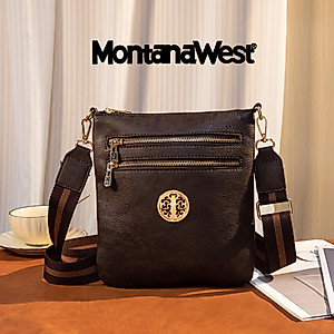 Montana West Crossbody Bag with Wide Guitar Strap Small Cross Body Bag Purses Shoulder Handbag for Women MWC-042ACF