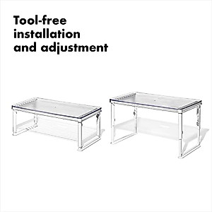OXO Good Grips Adjustable Fridge Shelf Riser