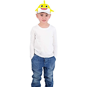 Nickelodeon Boys Baseball Cap, Baby Shark Adjustable Toddler Hat For Ages 2-4, Yellow