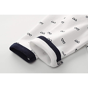 Kiddiezoom Baby and Toddler Boys'Snug Fit Footed Cotton One-Piece Romper Jumpsuit