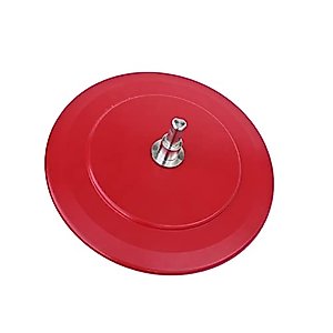 Ice Fishing Auger Stopper with Drill Bit Adapter (9"disc, fits up to 8" auger blades) for Cordless 20volt Lithium Battery Drills - Prevent Auger Blade from Slipping Beneath The Ice.