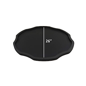 Polar Whale Christmas Tree Mat Premium Heavy Duty Floor Protector Tray Waterproof Scratch Protection Indoor Outdoor Washable Large