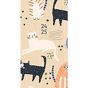 Purrfect 2024 3.5 X 6.5 2-Year Pocket Planner