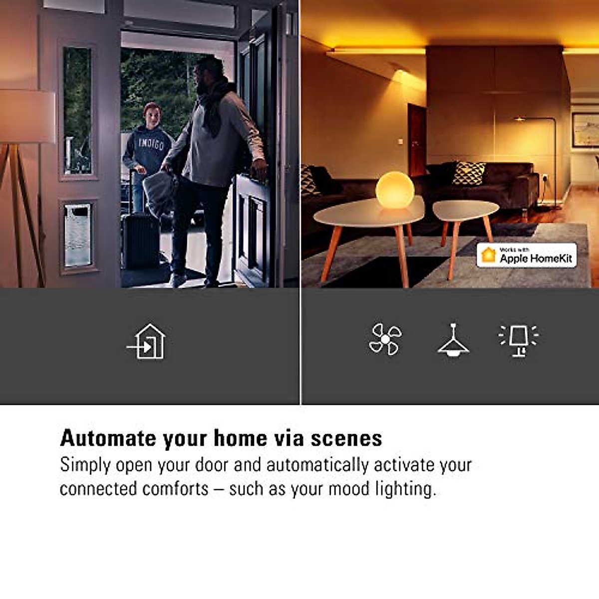 Eve Door & Window - Apple HomeKit Smart Home Wireless Contact Sensor for Windows & Doors, Automatically Trigger Accessories & Scenes, App Notifications