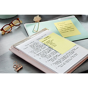 Post-it Notes, 4 in x 6 in, America's #1 Favorite Sticky Notes, Canary Yellow, 12 Pads/Pack