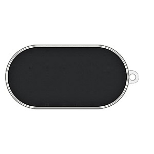 2 Pack DAYJOY Soft TPU Protective Clear Case Cover Compatible with Skullcandy Sesh Earphone, Protective Skin Sleeve with Key Chain(Transparent)