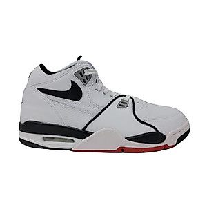 Nike Air Flight 89 Men's Basketball Shoes, White/Black-LT Smokey Grey, 10 M US