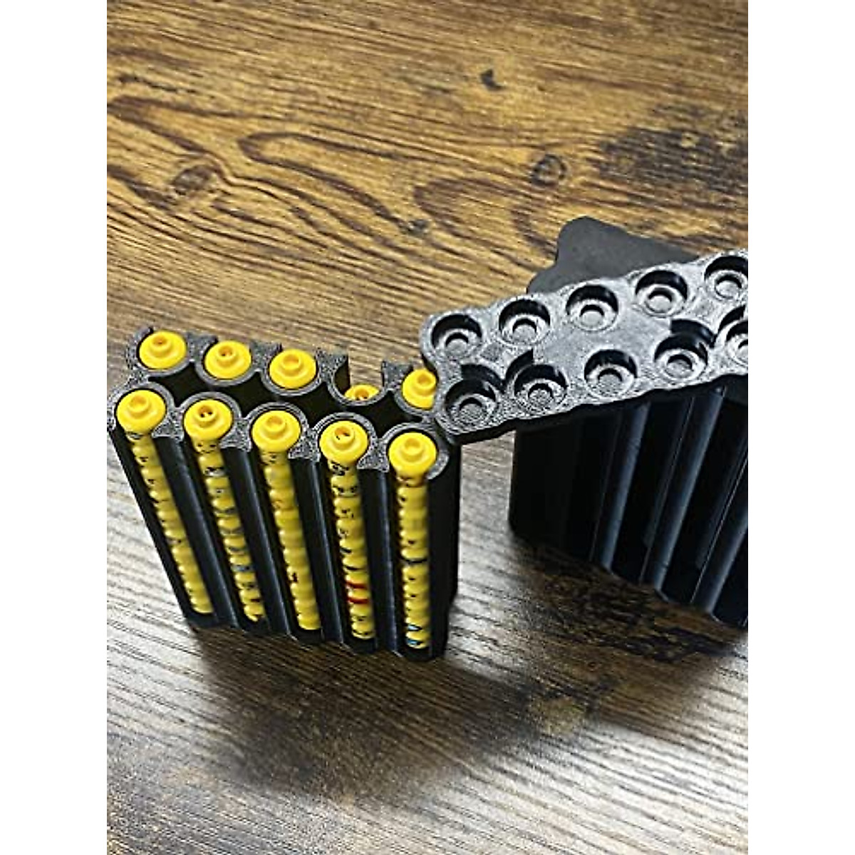 3d Printed Head Storage holder Organizer compatible with lego heads. Container holds up to 100 heads. comes with lid. Made in USA (black) AFOL KFOL