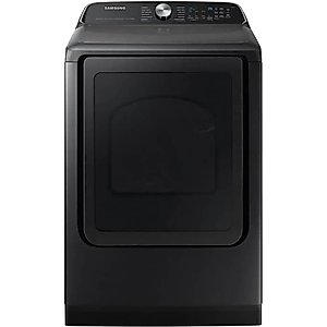 Samsung 7.4 Cu. Ft. Smart Electric Dryer With Steam Sanitize In Brushed Black
