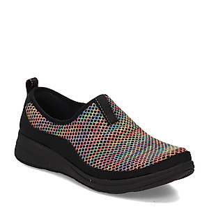 BZees Women's, Imagine Slip-On Black Rainbow 7 M