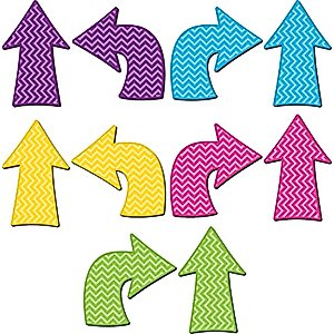 Teacher Created Resources Magnetic Accents, Chevron Arrows (77205.0)