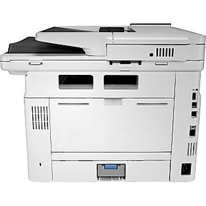 HP Laserjet Enterprise MFP M430f All-in-One Wired Monochrome Laser Printer, White - Print Scan Copy Fax - 4.3" LCD, 40 ppm, Auto Duplex Printing, 50-Sheet ADF, Ethernet, Cbmou Printer_Cable
