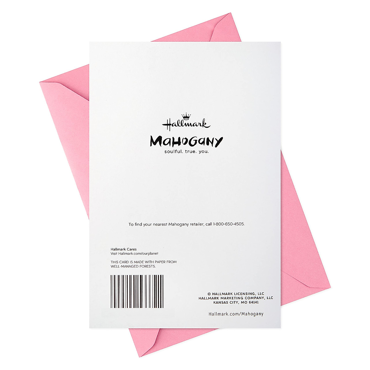 Hallmark Mahogany Birthday Card for Women with Removable Ornament (Black, Brilliant, Beautiful)