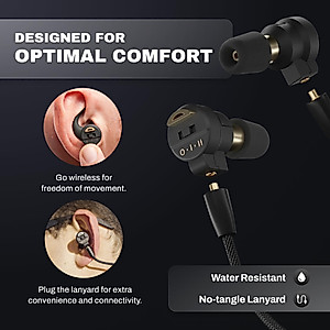 Pro Ears Stealth Elite, 28 dB NRR, IPX6 Waterproof, Bluetooth 5.0 Ear Protection with 3 Modes - Isolation, Awareness, Amplification