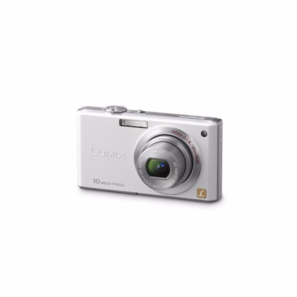Panasonic DMC-FX37W 10MP Digital Camera with 5x Wide Angle MEGA Optical Image Stabilized Zoom (White)