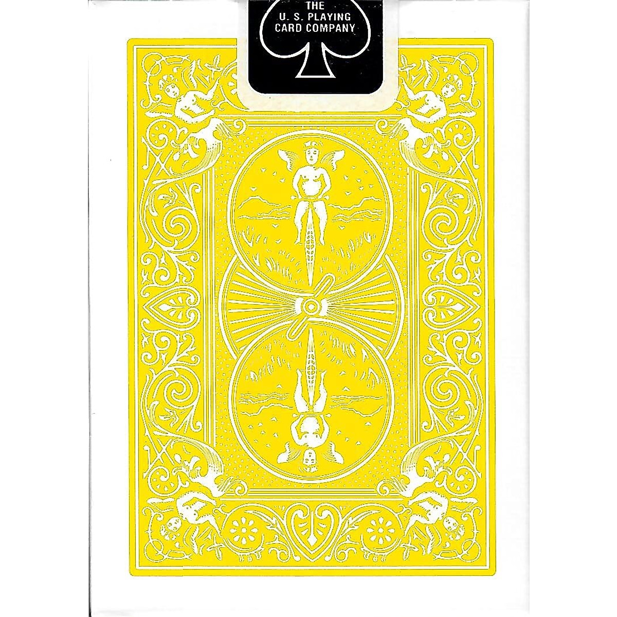 Bicycle Rider Back Yellow Deck