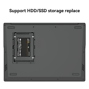 A DREAMER Laptop Computer 13.3 inch 2.5K QHD IPS 16:10 Screen, Windows 10 Laptop Intel N4020 SSD Replaceable Portable Traditional Laptop, Brown PC (6G+256GB)