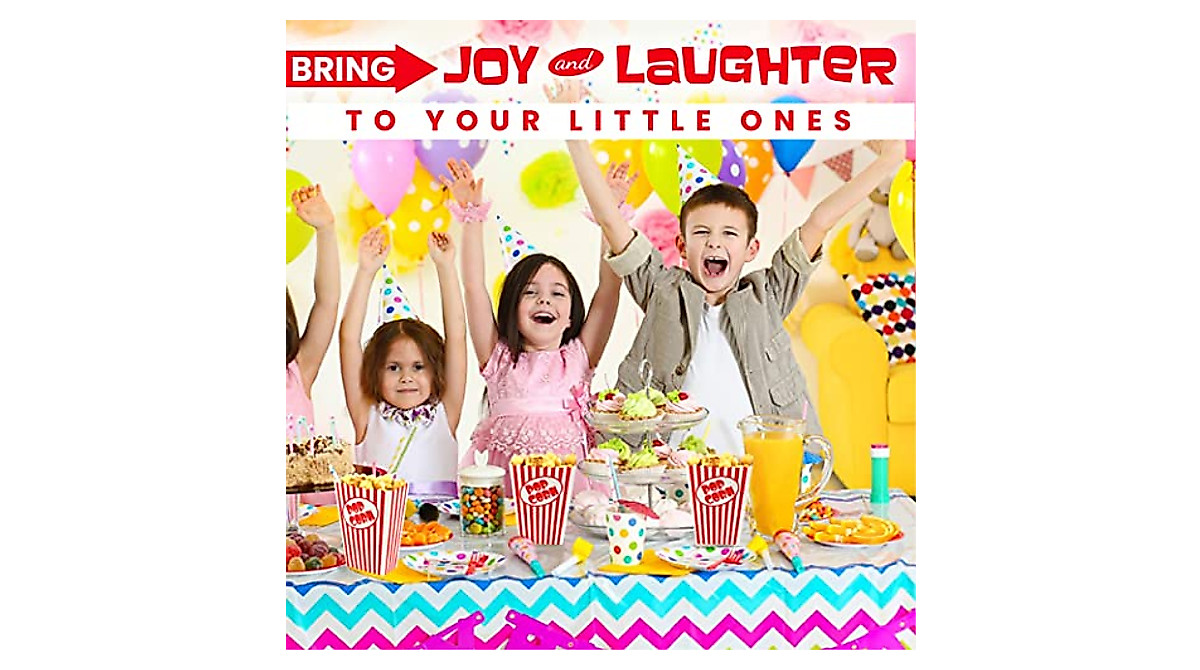 50 Pcs Classic Popcorn Boxes for Any Party or Event