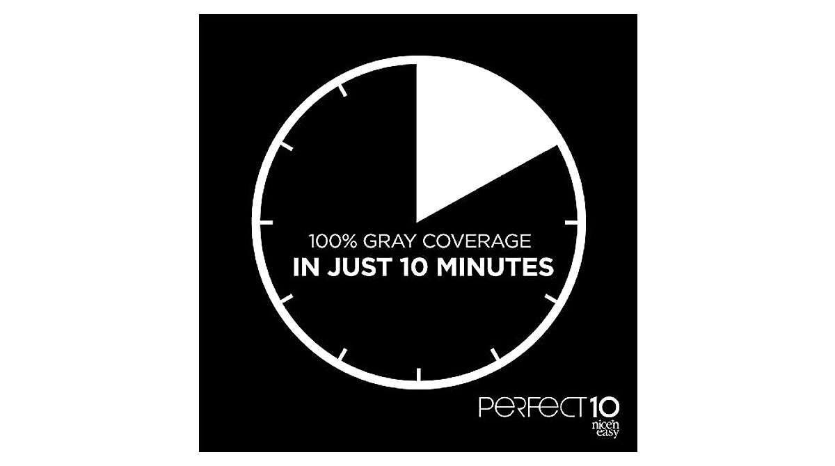 Clairol Perfect 10 Medium Ash Brown Hair Dye | 10 Min