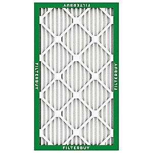 Filterbuy 12x20x1 Air Filter MERV 8 Dust Defense (4-Pack), Pleated HVAC AC Furnace Air Filters Replacement (Actual Size: 11.50 x 19.50 x 0.75 Inches)