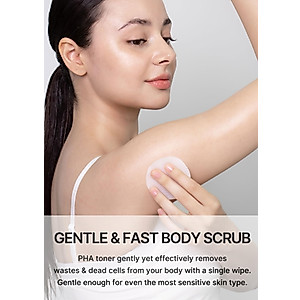 celimax Ji.Woo.Gae ONE STEP Body Brightening Pad | Exfoliating Pad for Body, For Armpit Under Arm, Knee & Elbow, with Green Tea & White Truffle,110ml (60 pads)