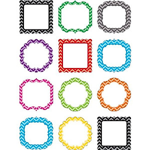 Teacher Created Resources 5525 Chevron Frame Mini Accents
