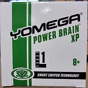 Yomega Power Brain XP yoyo - Professional yoyo with a Smart Switch which enables Players to Choose Between Auto-Return and Manual Styles of Play. + Extra 2 Strings & 3 Month Warranty (Grey)