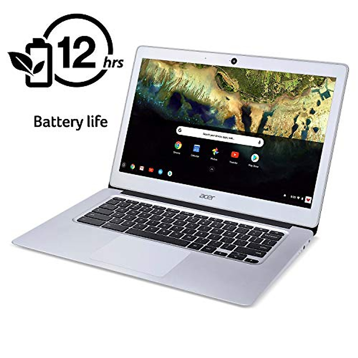 Acer Chromebook 14, Aluminum, 14-inch Full HD, Intel Celeron N3160, 4GB LPDDR3, 32GB, Chrome, CB3-431-C5FM