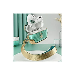 i-Blason Duchess Series Designed for Airpods Pro Case, Full-Body Stylish Protective Case Cover Compatiable with Apple AirPods Pro (2019) (Gold)