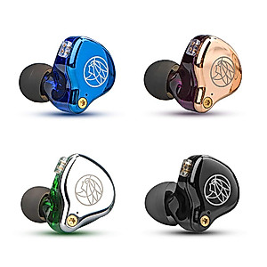 THE FRAGRANT ZITHER in Ear Headphone, TFZ T2 Galaxy Stereo Gaming Earphone, in-Ear Monitors, 3.5mm Bass Music HiFi Earbuds IEM, Compatible for iPhone and Android and PC