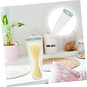 PRETYZOOM Pantry Containers Lids Airtight Large Pasta Organizer for Kitchen Easy to Find and Store