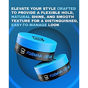 L3 - Level 3 Forming Cream - Natural Look Hairstyle - Improves Volume - No Stickiness - Level Three Hair Cream (1)