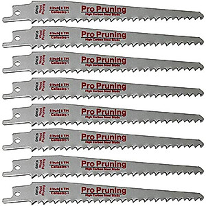 Caliastro 6-Inch Wood Cutting & Pruning Saw Blades for Reciprocating/Sawzall Saws - 8 Pack