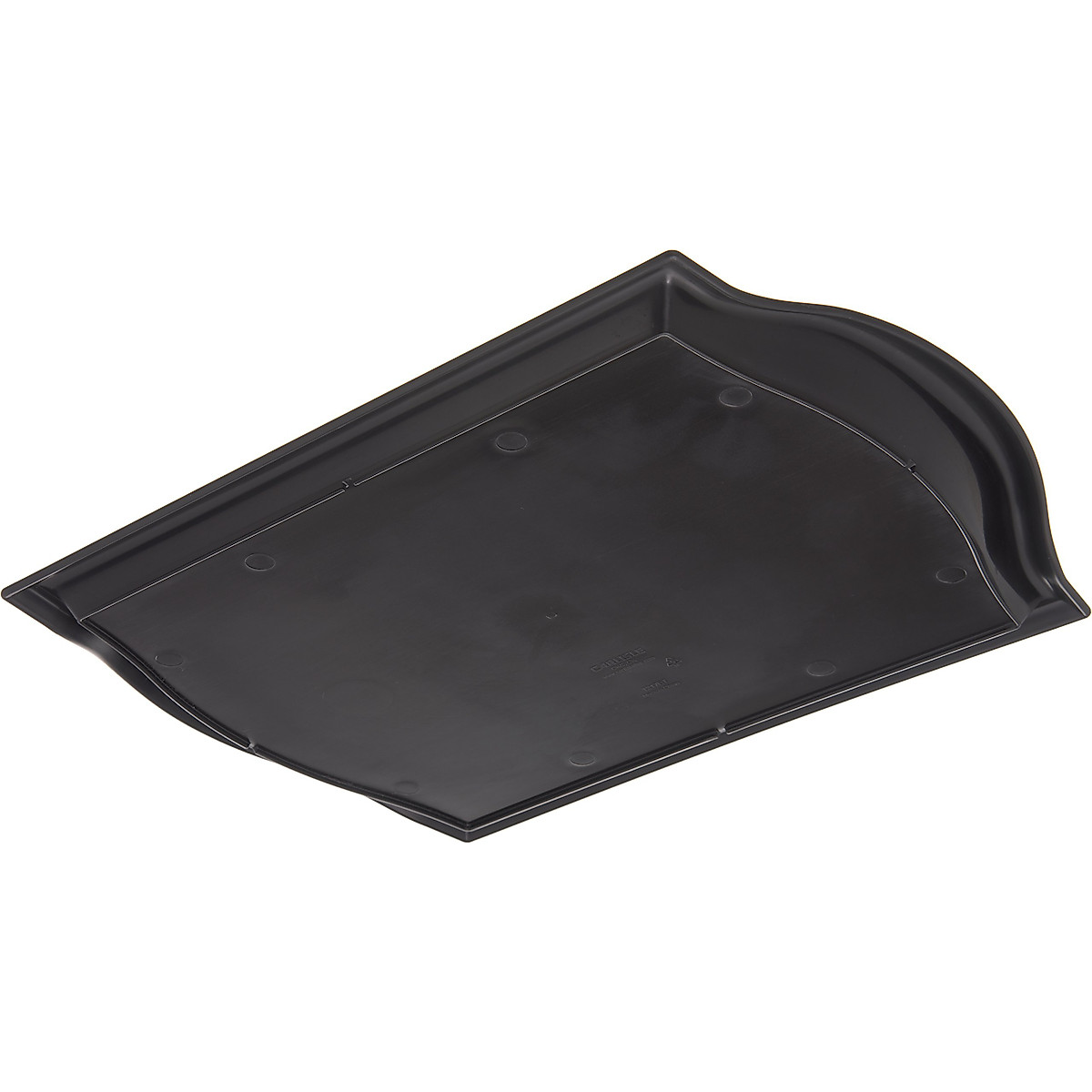 Carlisle FoodService Products 1217BT03 Bistro Polypropylene Tray, 17" x 12" x 1", Black (Case of 12)