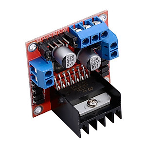 Qunqi 2Packs L298N Motor Drive Controller Board Module Dual H Bridge DC Stepper For Arduino