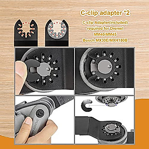 50 Pack Oscillating Saw Blades, Universal Quick Release Multi Tool Blades Kits, Sanding Set, Multitool Blades Fit for Black & Decker Porter Cable Dewalt Chicago Rockwell Makita Craftsman
