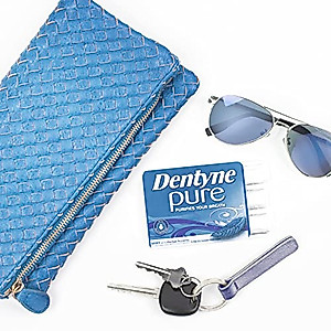 Dentyne Pure Mint with Herbal Accents Sugar Free Gum, 10 Packs of 9 Pieces (90 Total Pieces)