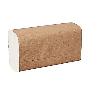 AmazonCommercial 2-Ply Multifold Paper Towels, Compatible With Universal Dispenser, 2800 Count, 16 Pack of 175, White