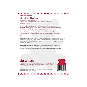 Babyletto Stroller Blanket, Tranquil Woods